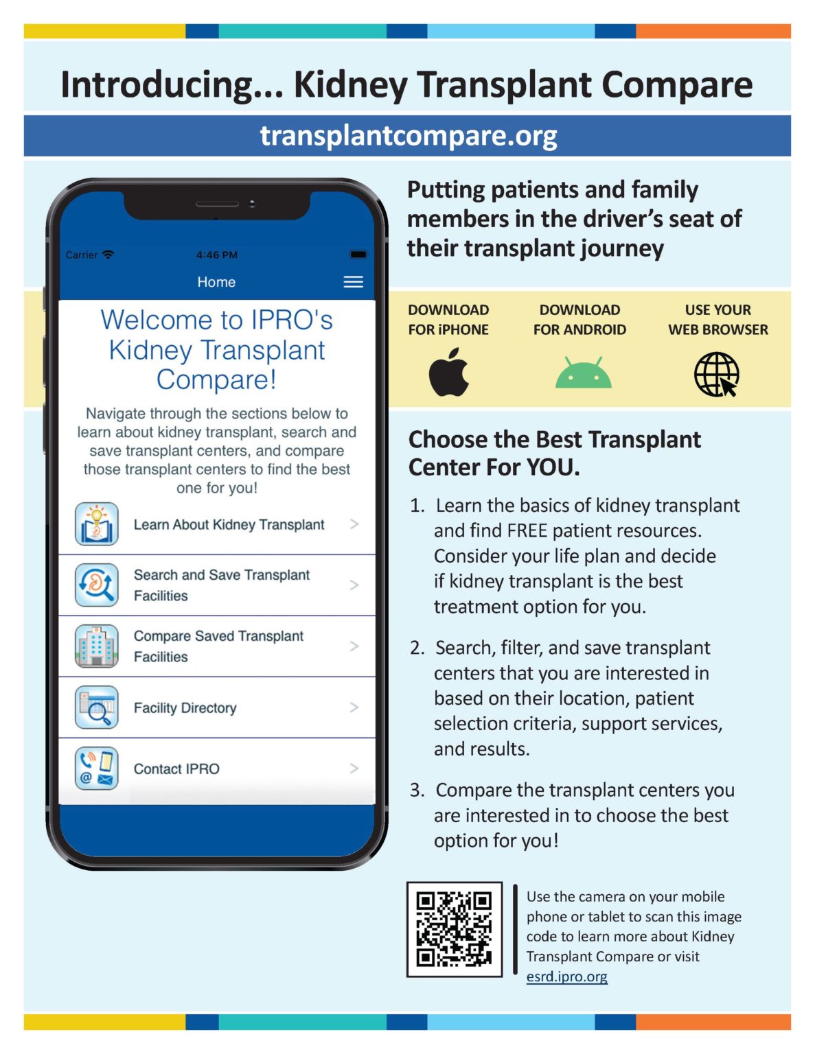 Kidney Transplant Compare – IPRO ESRD Network